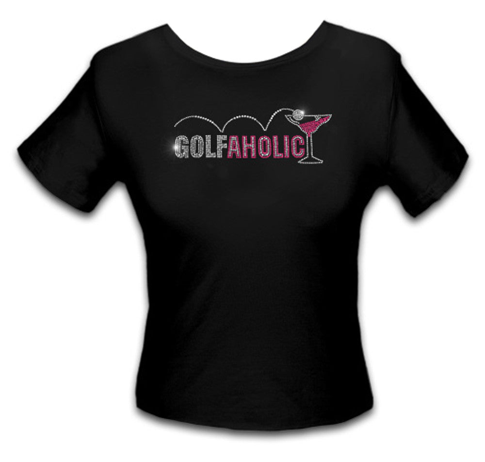 Golf Tee Shirt - Golfaholic – Titania Golf Golf Tee Shirt - Golfaholic – Titania Golf